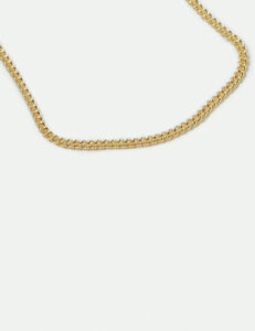 Italian Curb Chain Necklace - Kathleen Whitaker