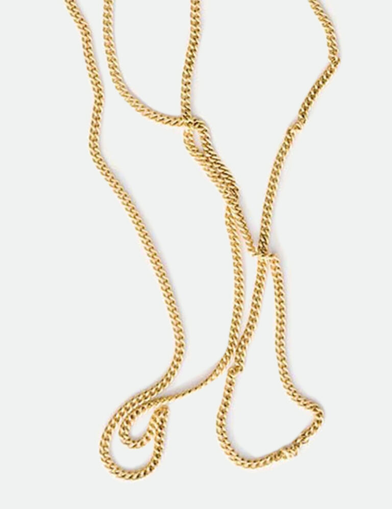 Italian Curb Chain Necklace - Kathleen Whitaker